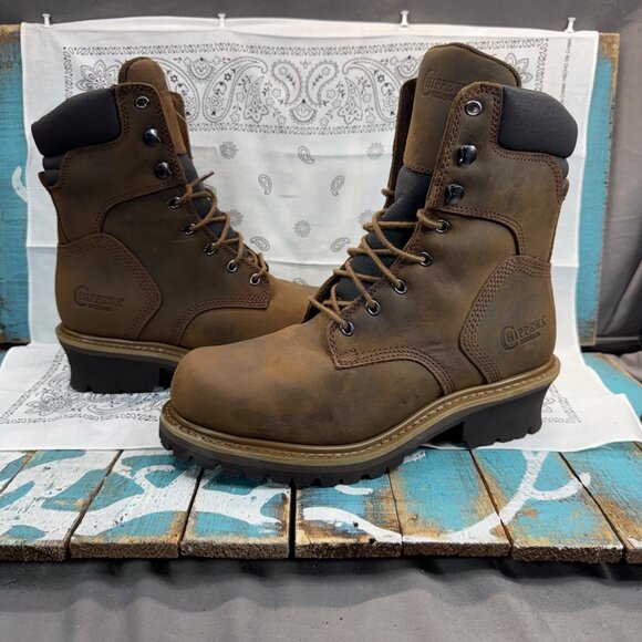 Chippewa | Shoes | New Chippewa 8 Steel Toe Insulated Logger Work Boot ...